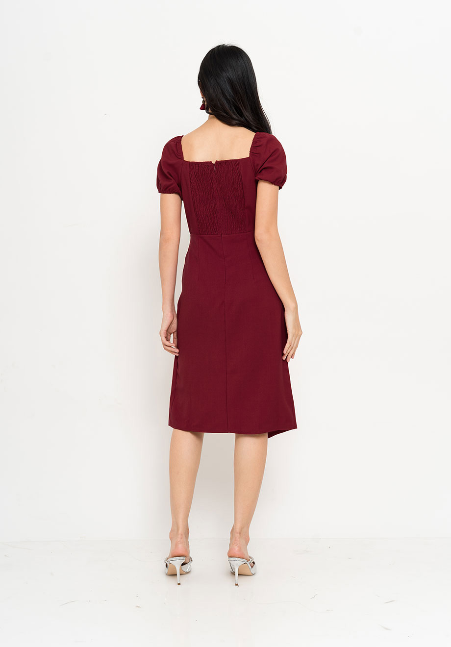 Andronica Dress Dark Red - Chocochips | Chocochips Boutique | www ...