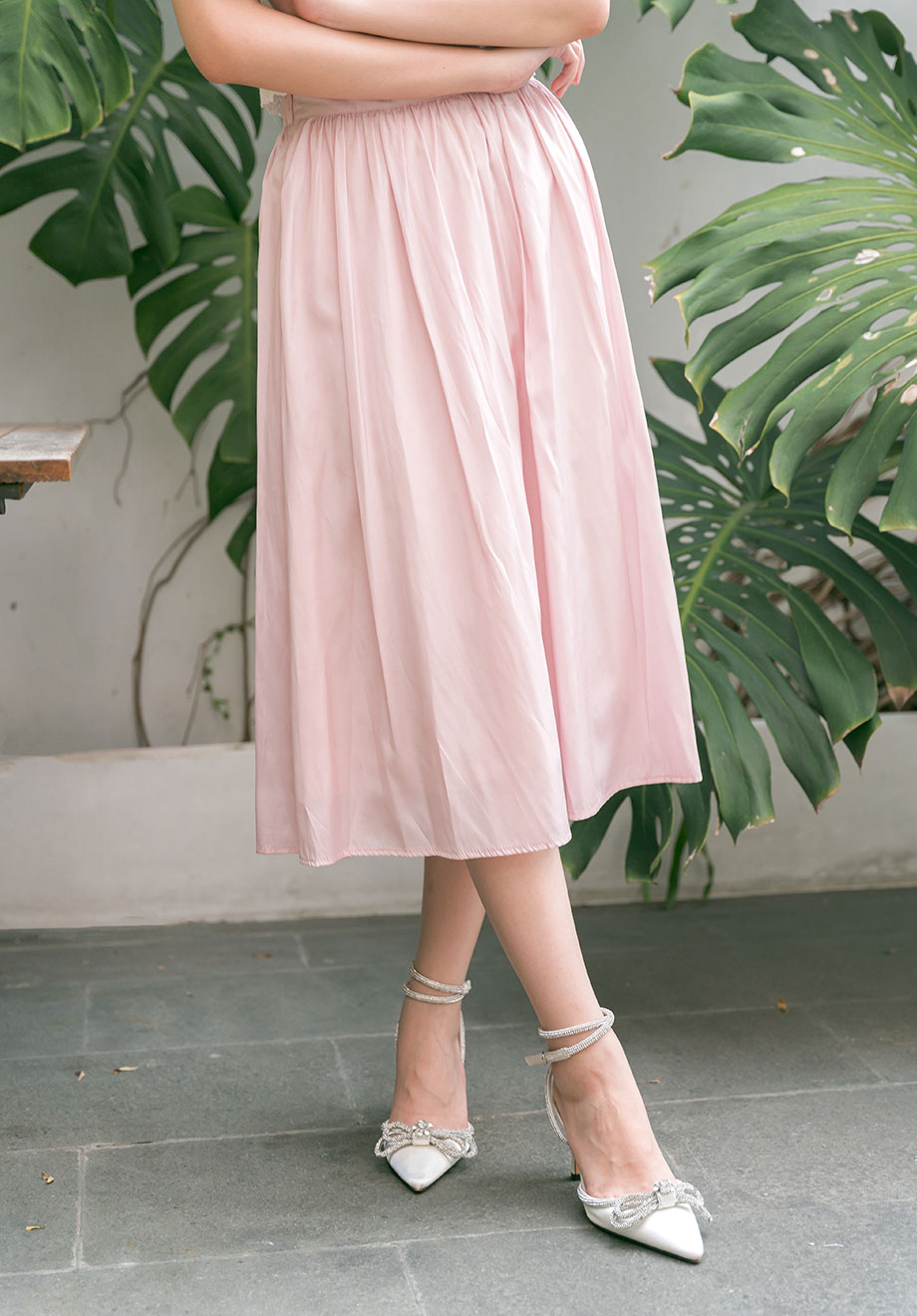 Kimela Skirt Pink - Chocochips | Chocochips Boutique | www.chocochips.co.id