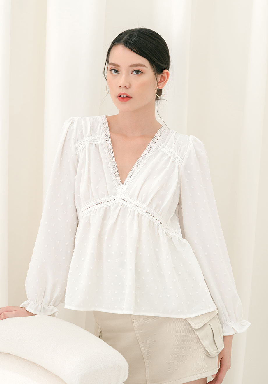 Micah Top White - Chocochips | Chocochips Boutique | www.chocochips.co.id