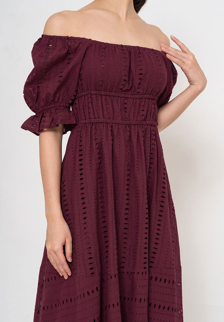 Victoria Dress Maroon - Chocochips | Chocochips Boutique | www ...