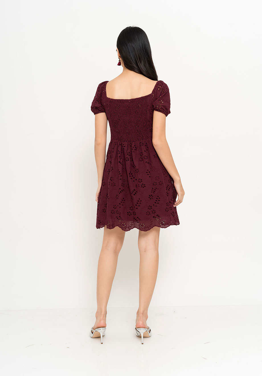 Xandra Dress Maroon - Chocochips | Chocochips Boutique | www.chocochips ...