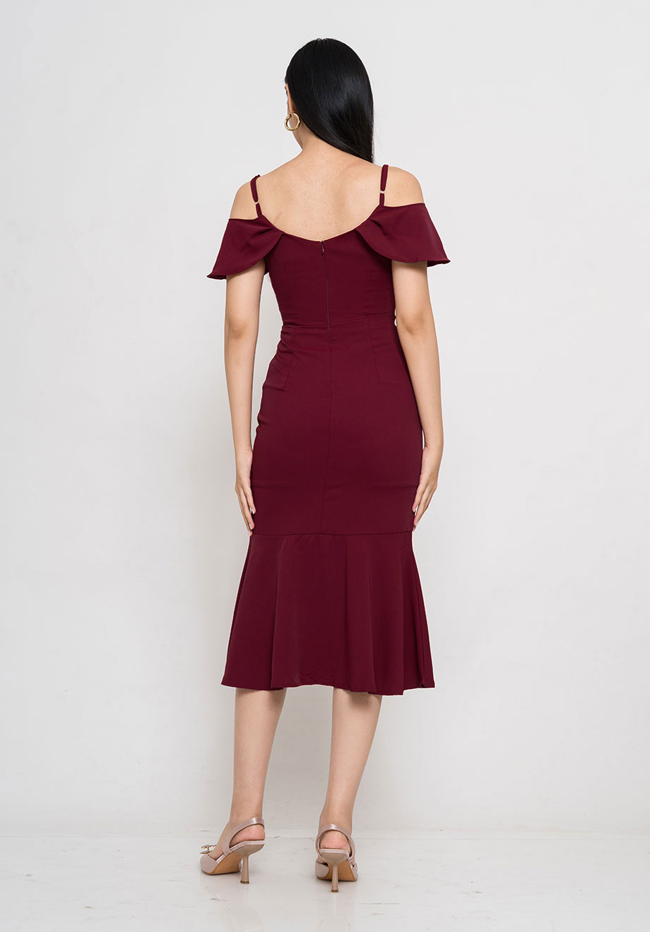 Xienna Dress Maroon - Chocochips | Chocochips Boutique | www.chocochips ...