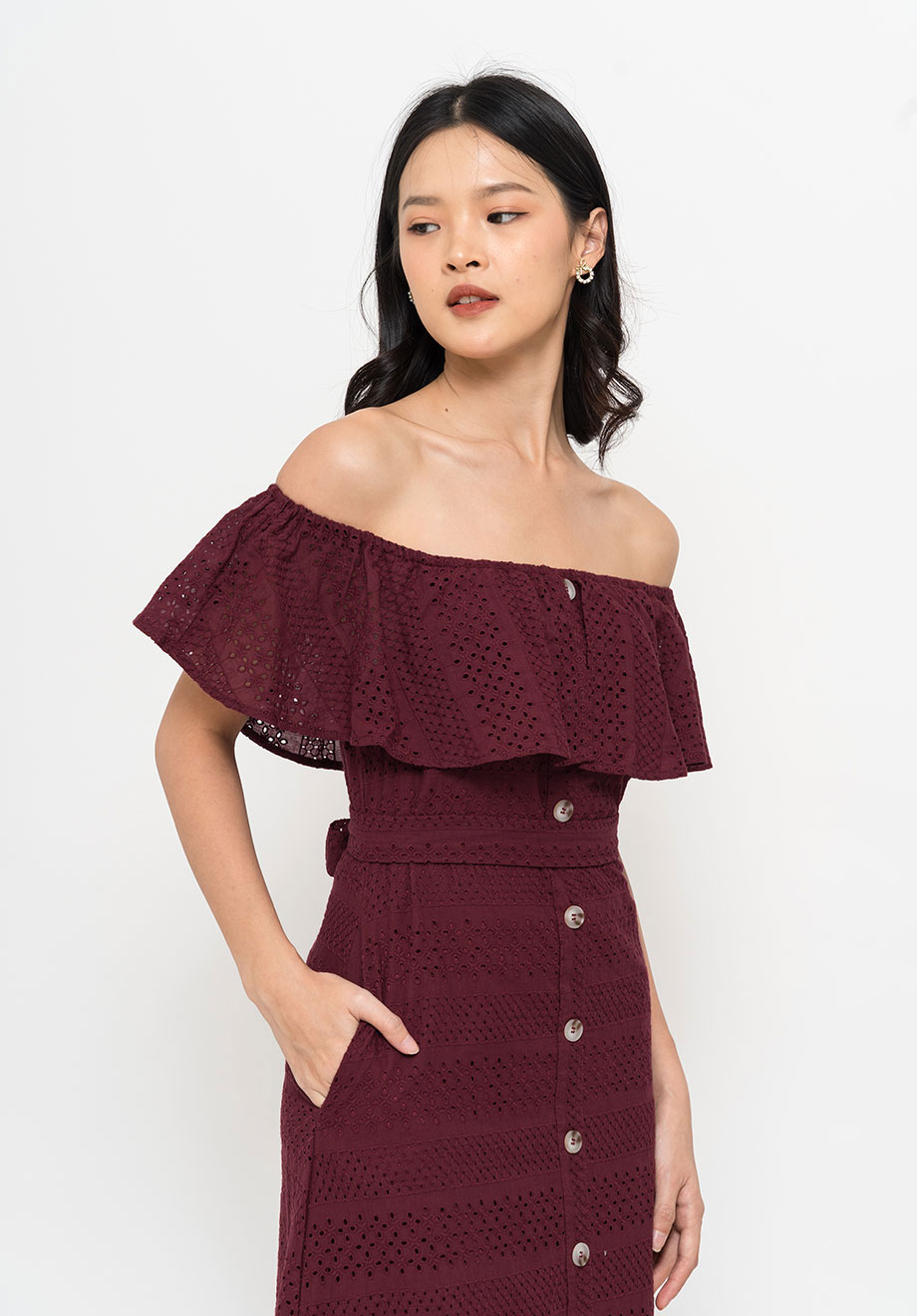 Ziggy Dress Maroon - Chocochips | Chocochips Boutique | www.chocochips ...