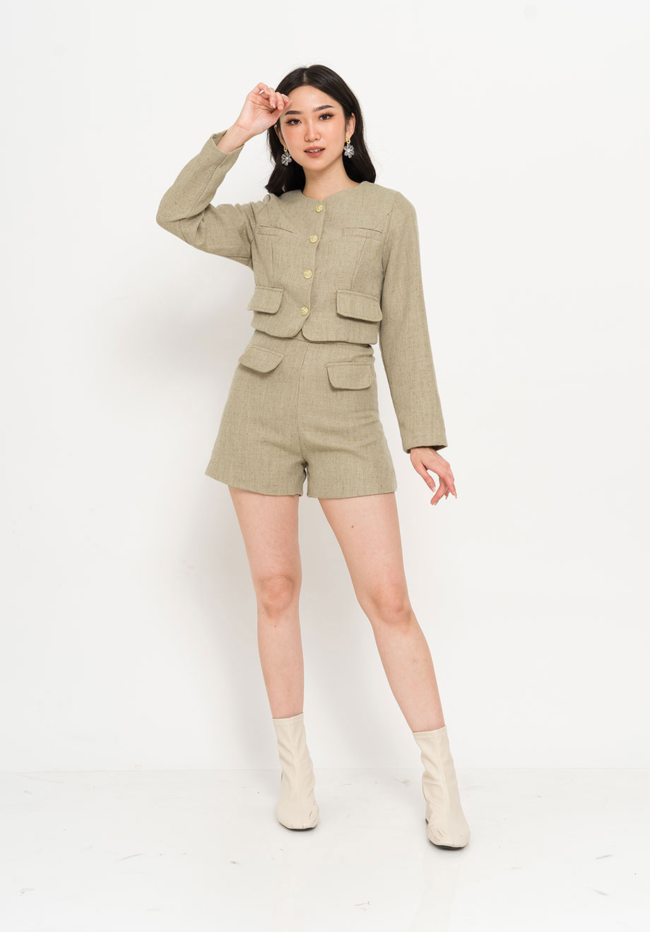 Zofika Set Khaki - Chocochips | Chocochips Boutique | www.chocochips.co.id