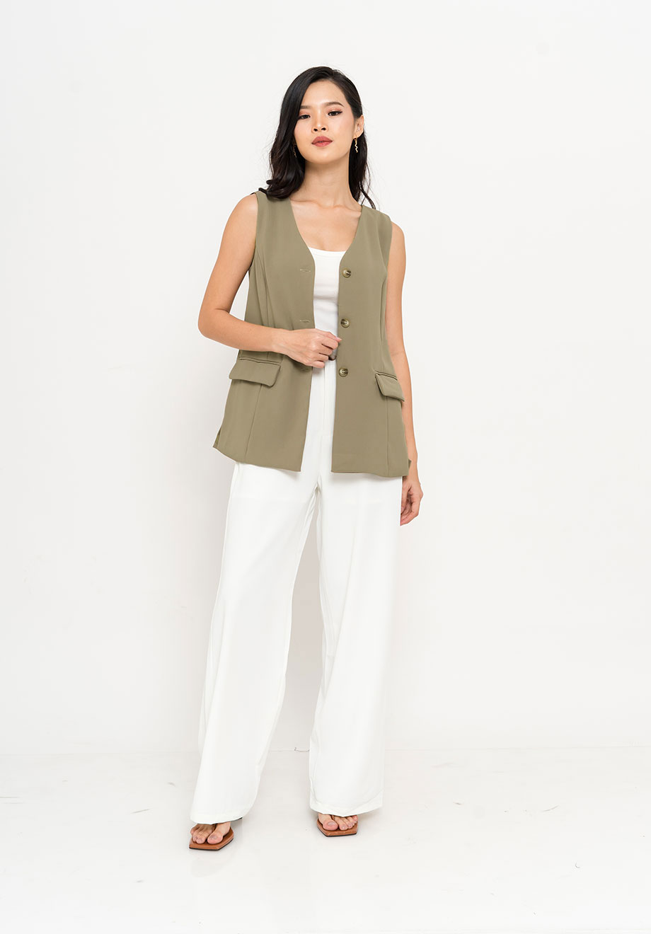 Zuko Vest Khaki - Chocochips | Chocochips Boutique | www.chocochips.co.id